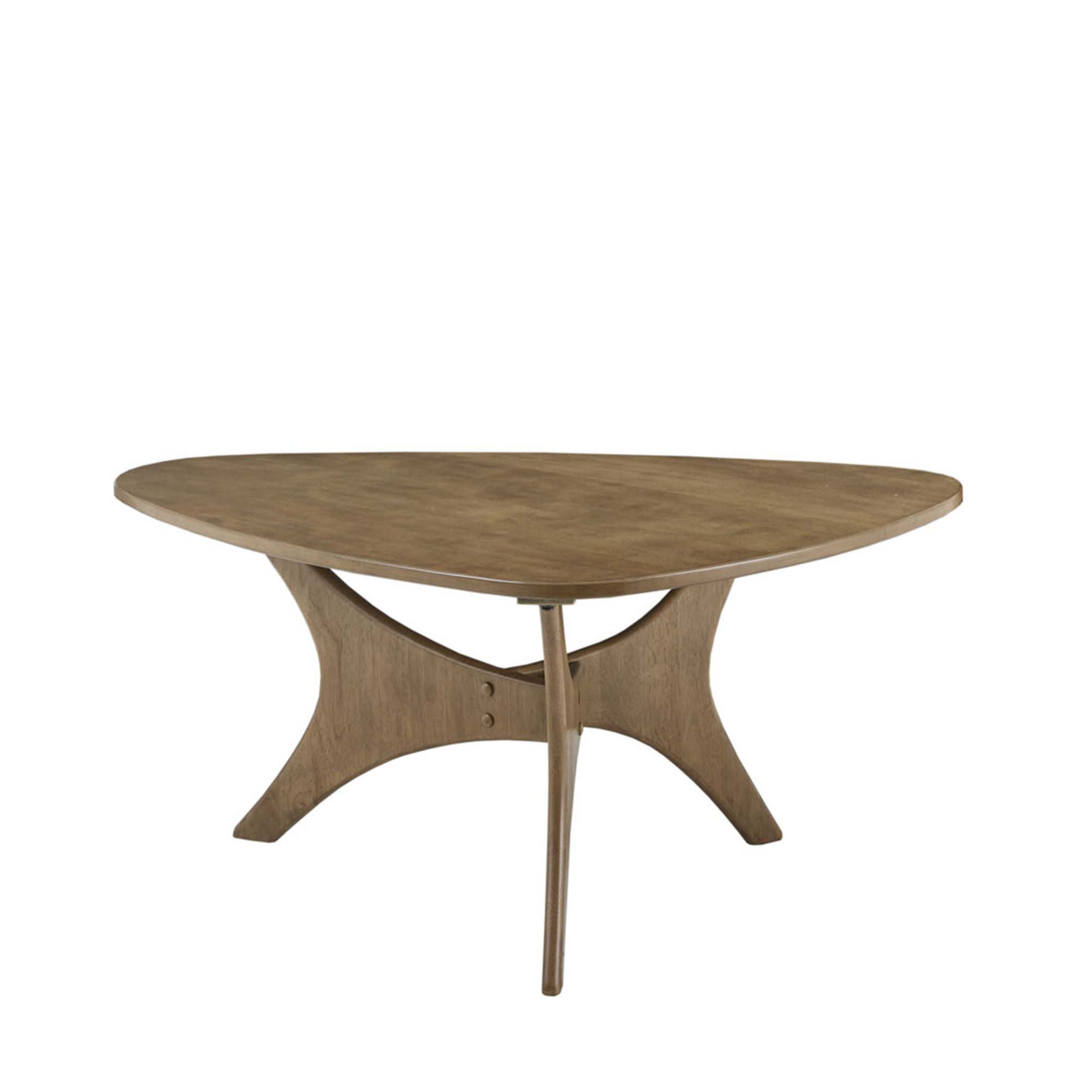 George Oliver Triangle Wood Coffee Table | Wayfair