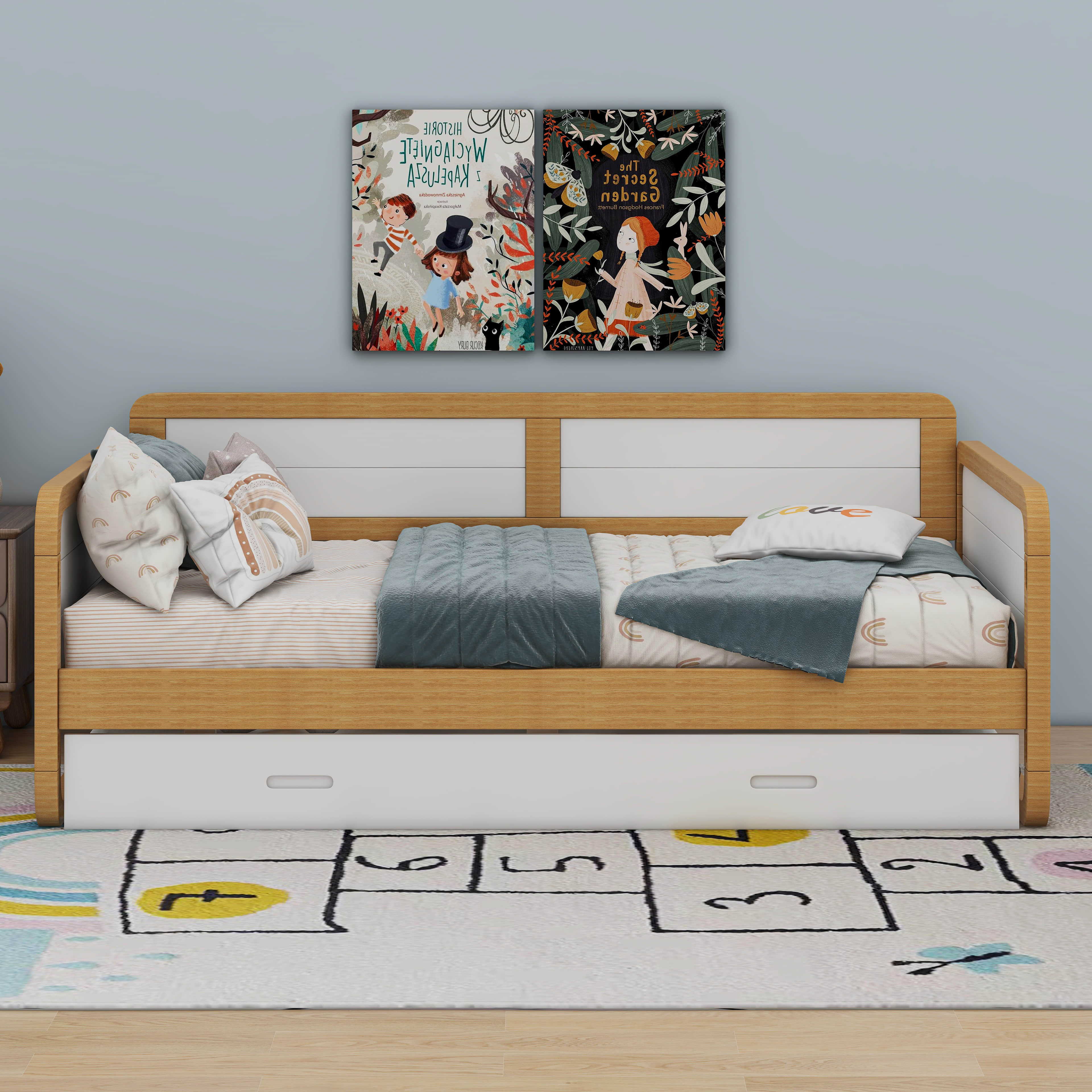 Cosmic Lit de jour simple avec lit gigogne - Wayfair Canada