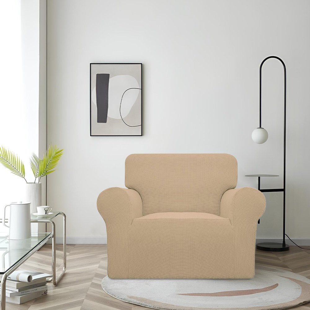 Eider & Ivory™ Elastic Sofa Cover, Sofa Protector, Full Wrap-Around ...