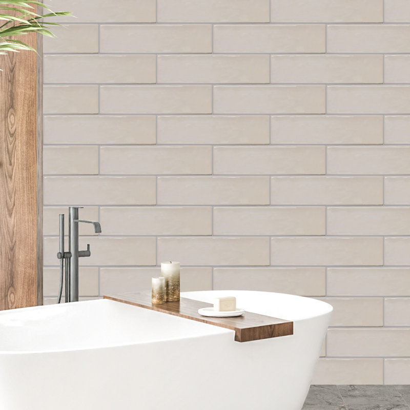 Viridian Meadows Nara 3" x 12" Ceramic Subway Wall Tile | Wayfair