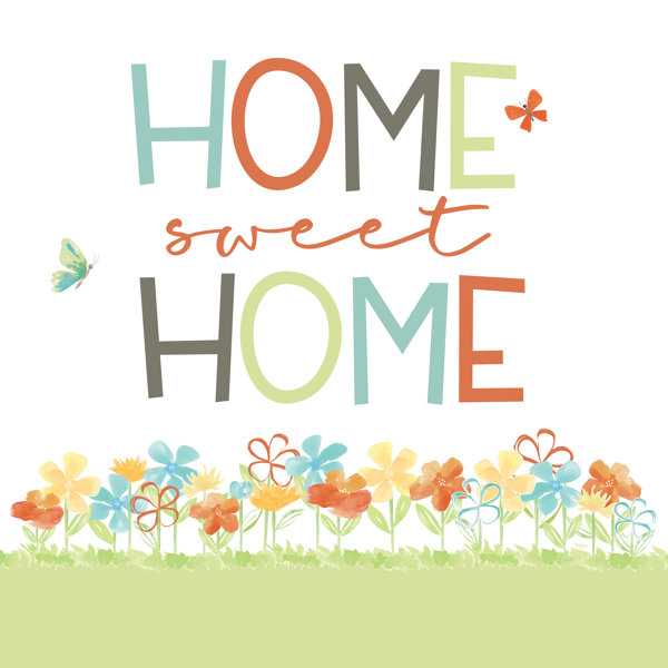 August Grove® Delcina Happy At Home VIII Fall On Canvas by Tara Reed ...