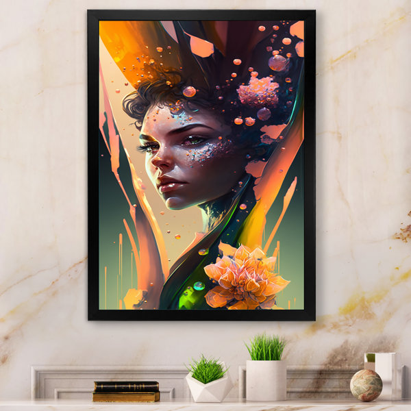 Wildon Home® " Woman With Flowers " on Canvas | Wayfair