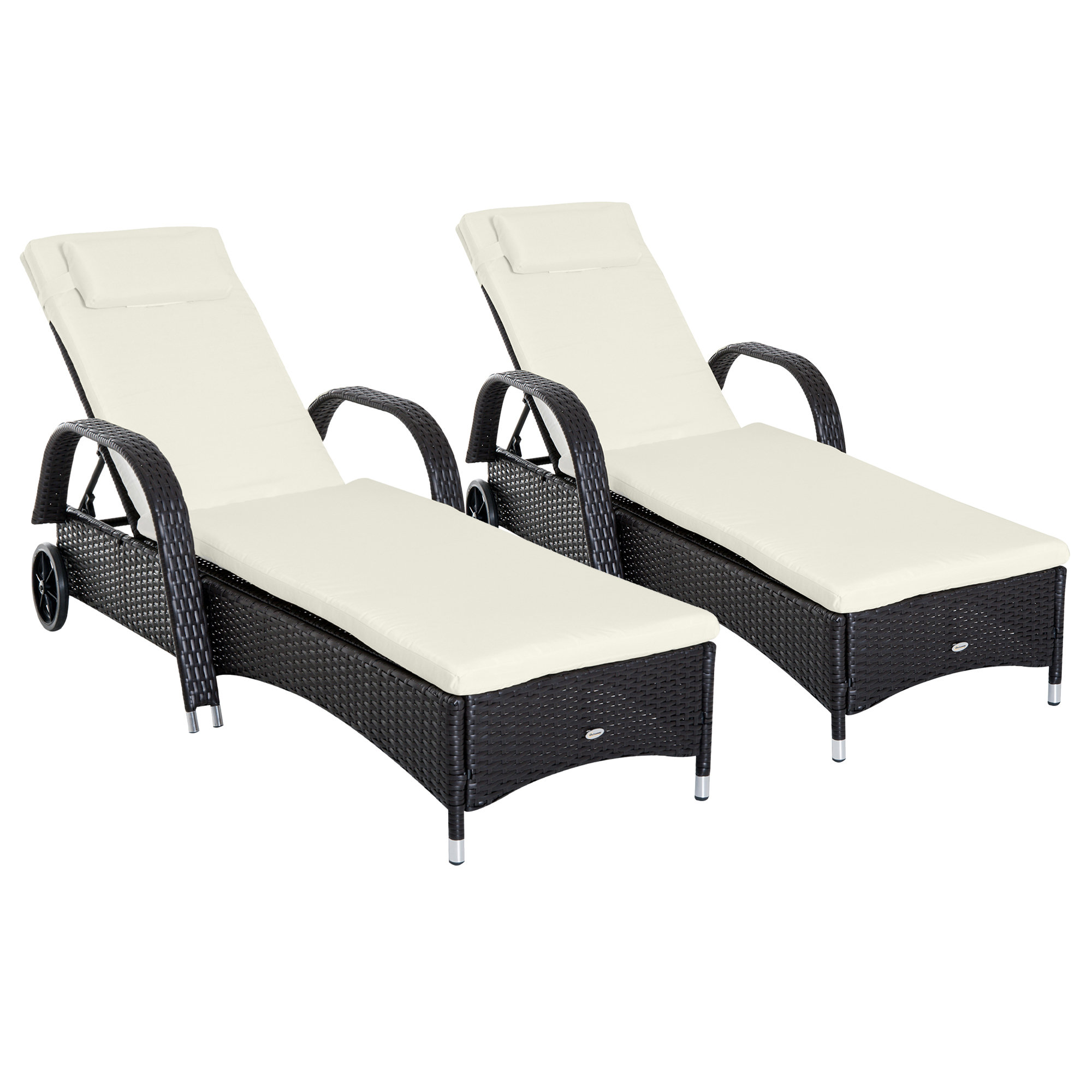 Red Barrel Studio® Toribia Outdoor Wicker Chaise Lounge Set & Reviews ...