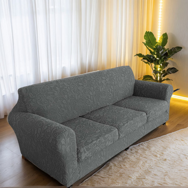 Latitude Run® 4- Pieces Thick Velvet Sofa Covers Couch Covers For 3 ...