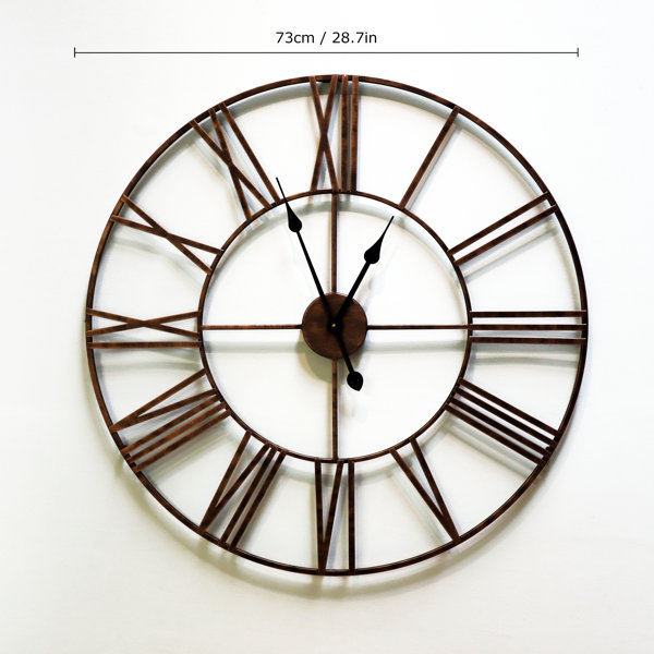 17 Stories Arata Metal Wall Clock & Reviews | Wayfair