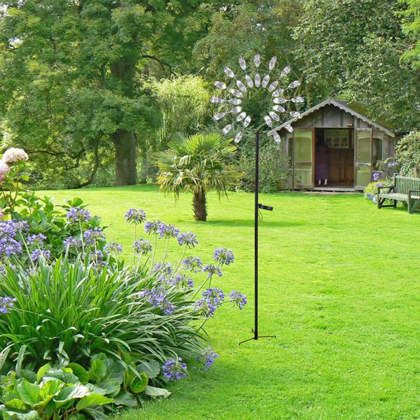 hourpark Hour Group Solar Energy Metal Rotator Outdoor Decoration ...