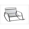 George Oliver Rocking Chair With Extra-Wide Technical Leather ...