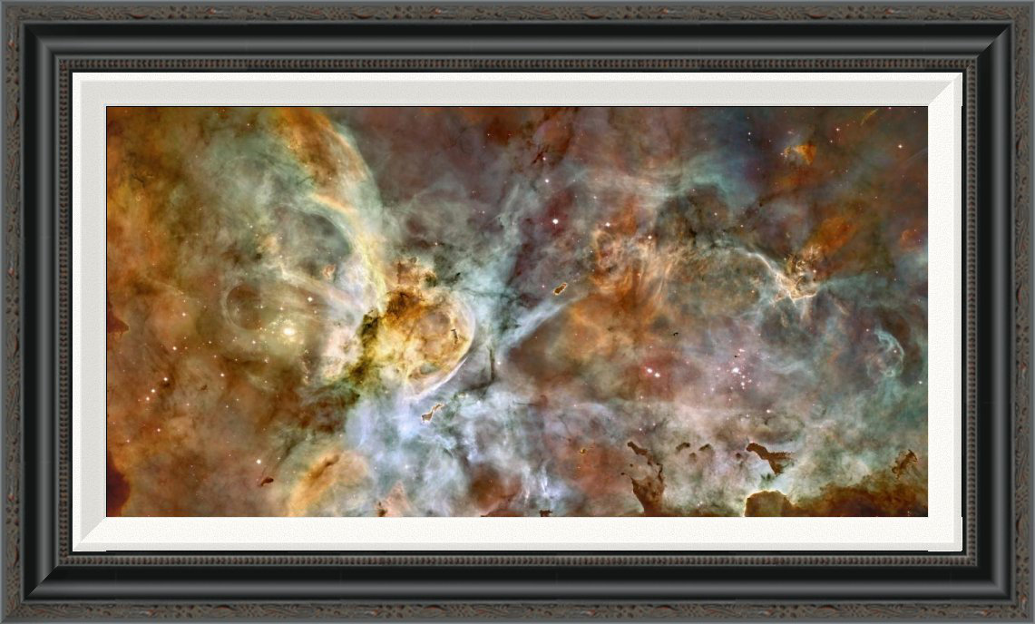 Global Gallery 'Carina Nebula Wide View' by NASA Framed Painting Print ...