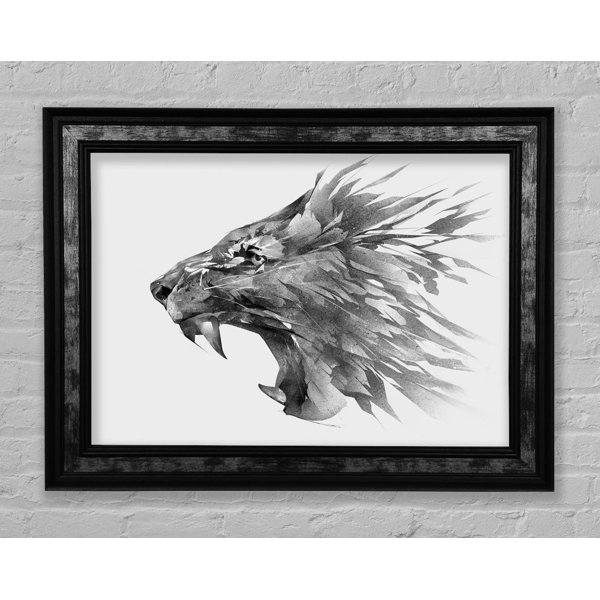 Latitude Vive Fractual Lion Roar - Single Picture Frame Art Prints ...