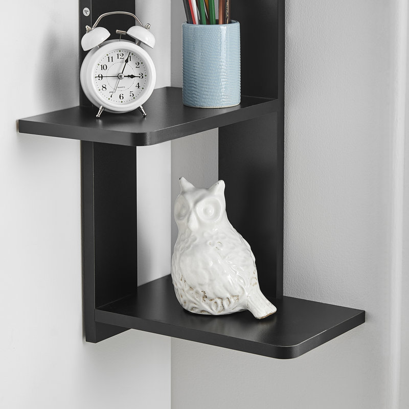 Ebern Designs Ashauria 4-Tier Corner Floating Shelf & Reviews | Wayfair