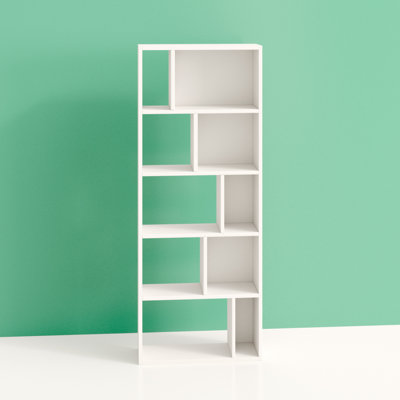 East Urban Home Geometric Bookcase & Reviews | Wayfair