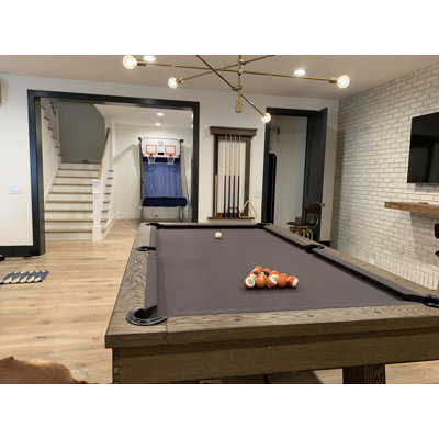 Plank & Hide Isaac Slate Pool Table with Professional Installation ...