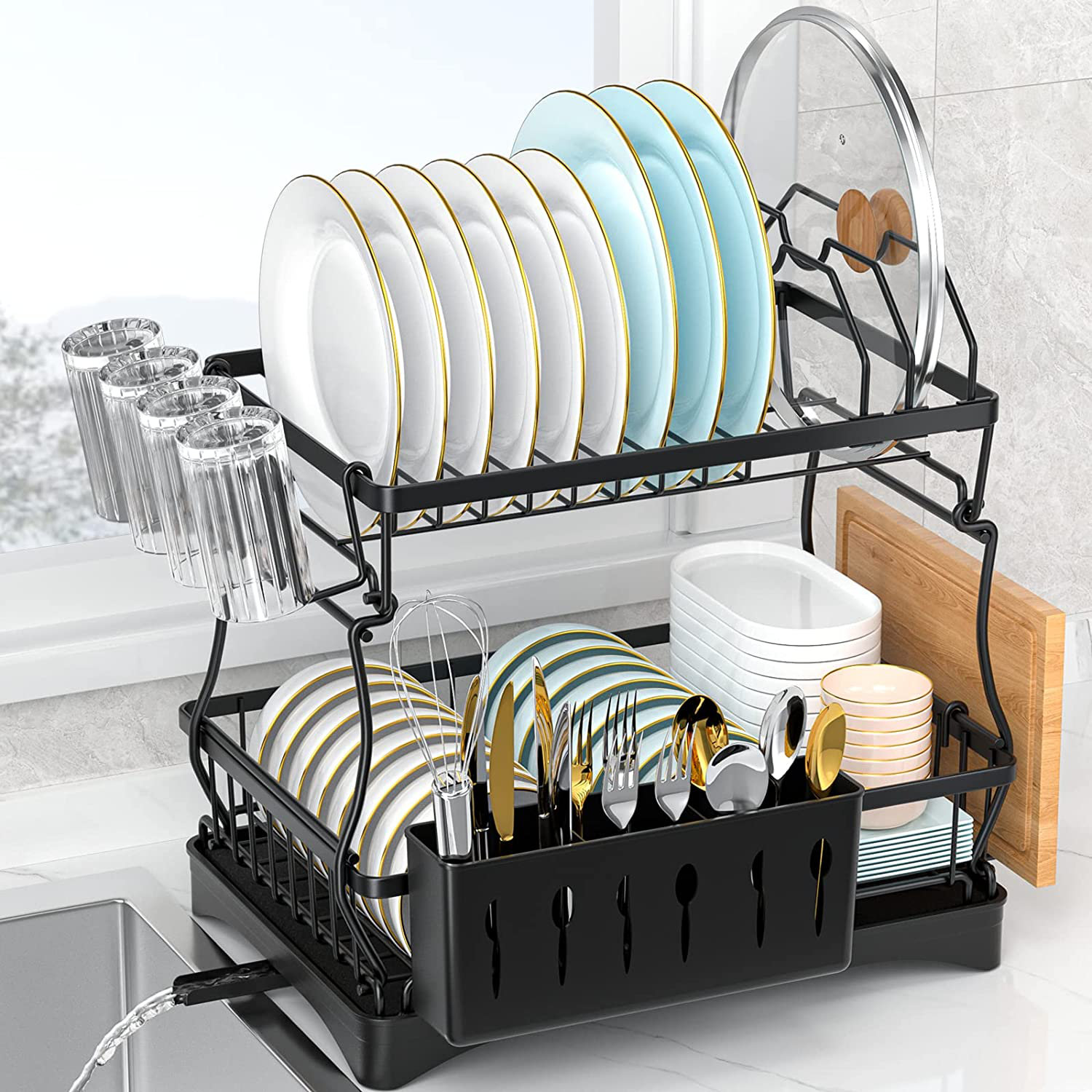 YITAHOME Stainless Steel Dish Rack | Wayfair