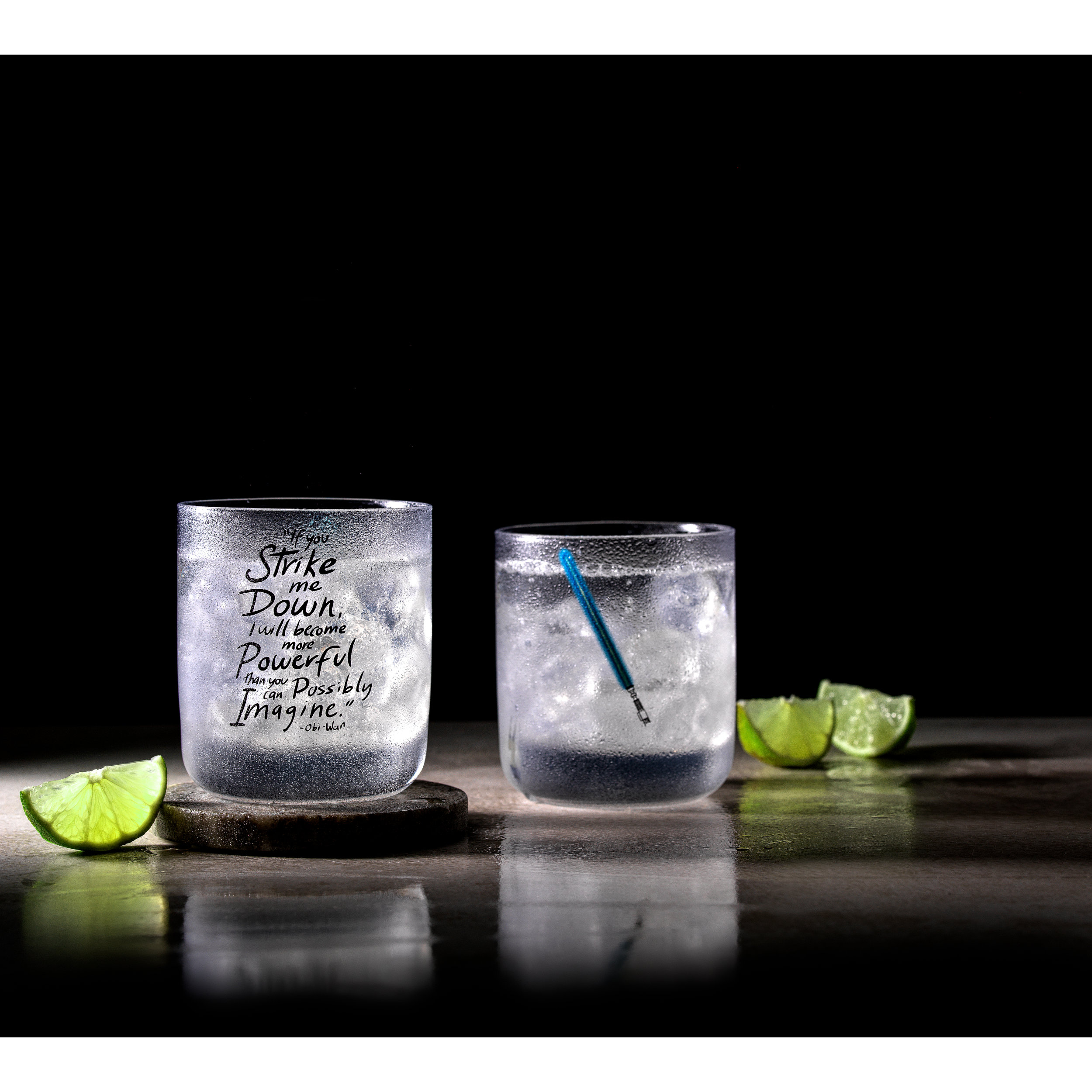 JoyJolt Star Wars New Hope Obi-Wan Kenobi Blue Lightsaber Short ...