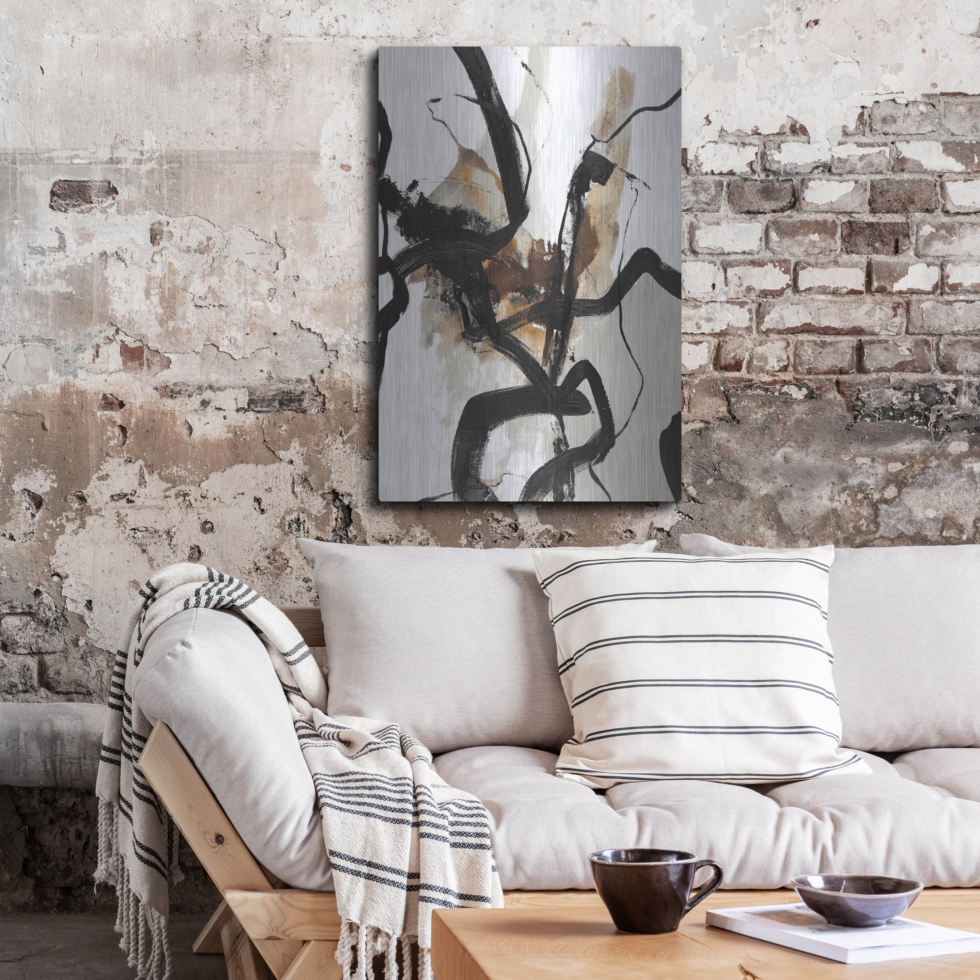 Ivy Bronx 'Basic Cover' by Design Fabrikken Metal Wall Art, 24" x 36 ...