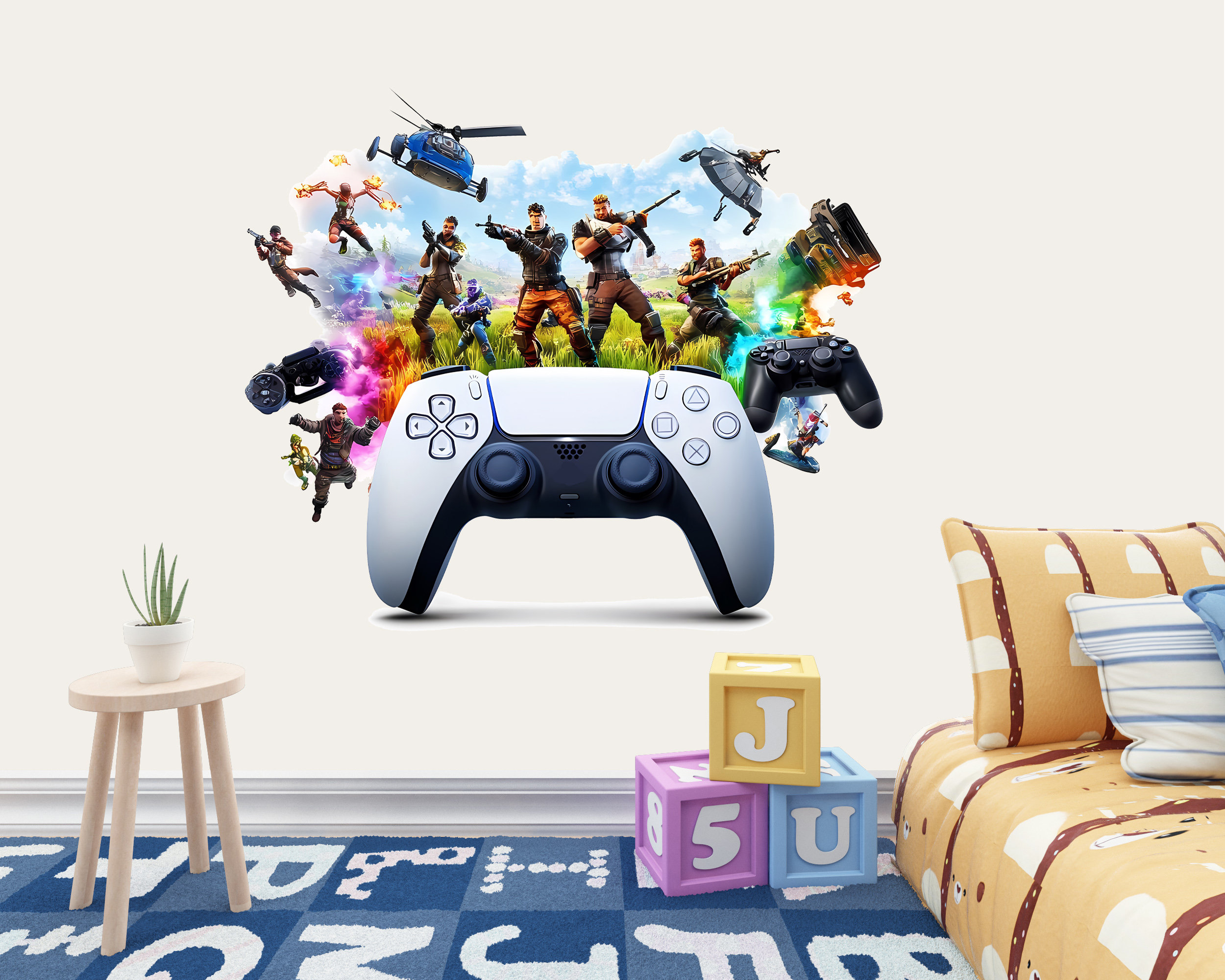 Isabelle & Max™ Gaming Wall Decals for Playroom Bedroom Game Room ...