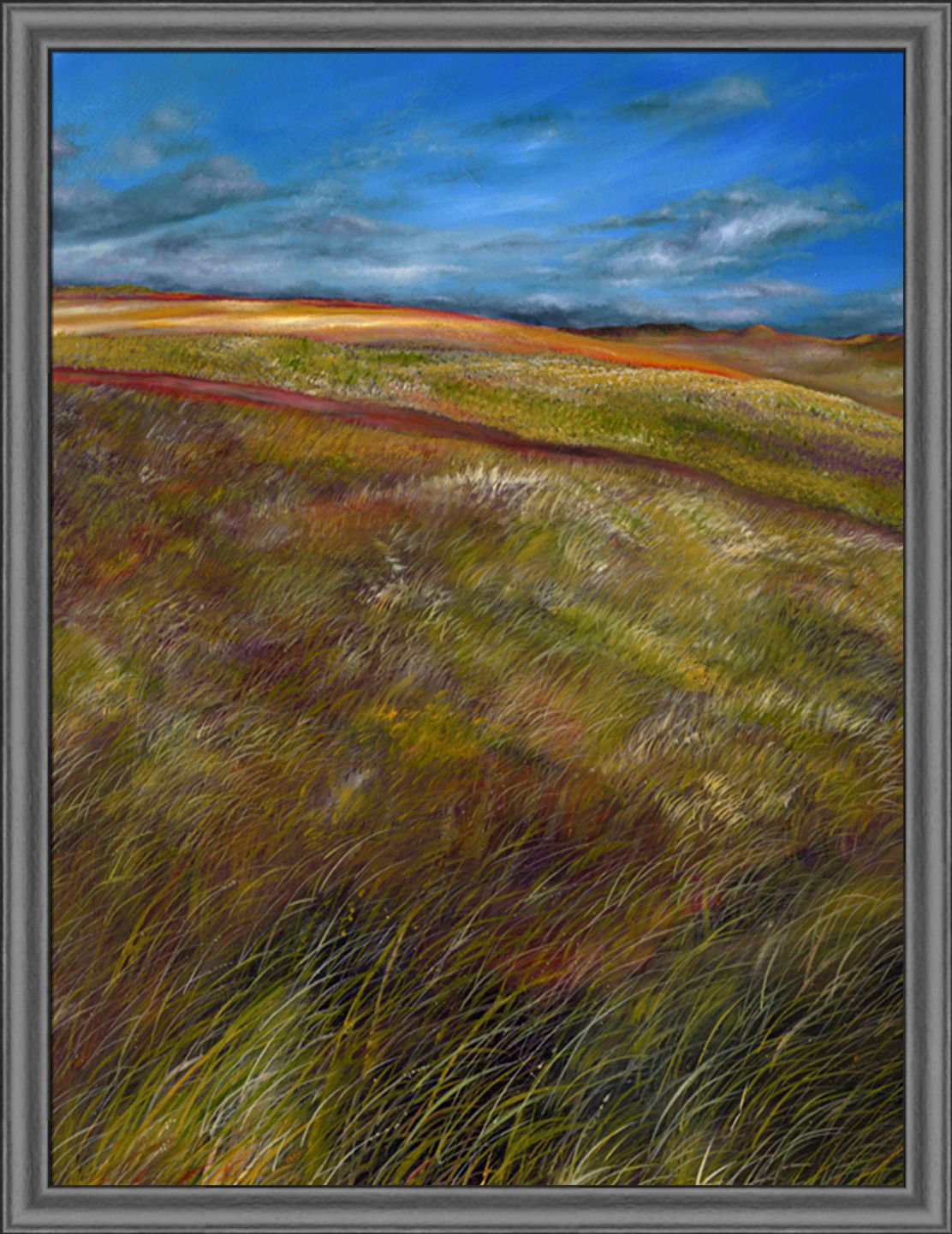 The Finishing Touch Prairie Path by Mary Johnston Framed Painting Print ...