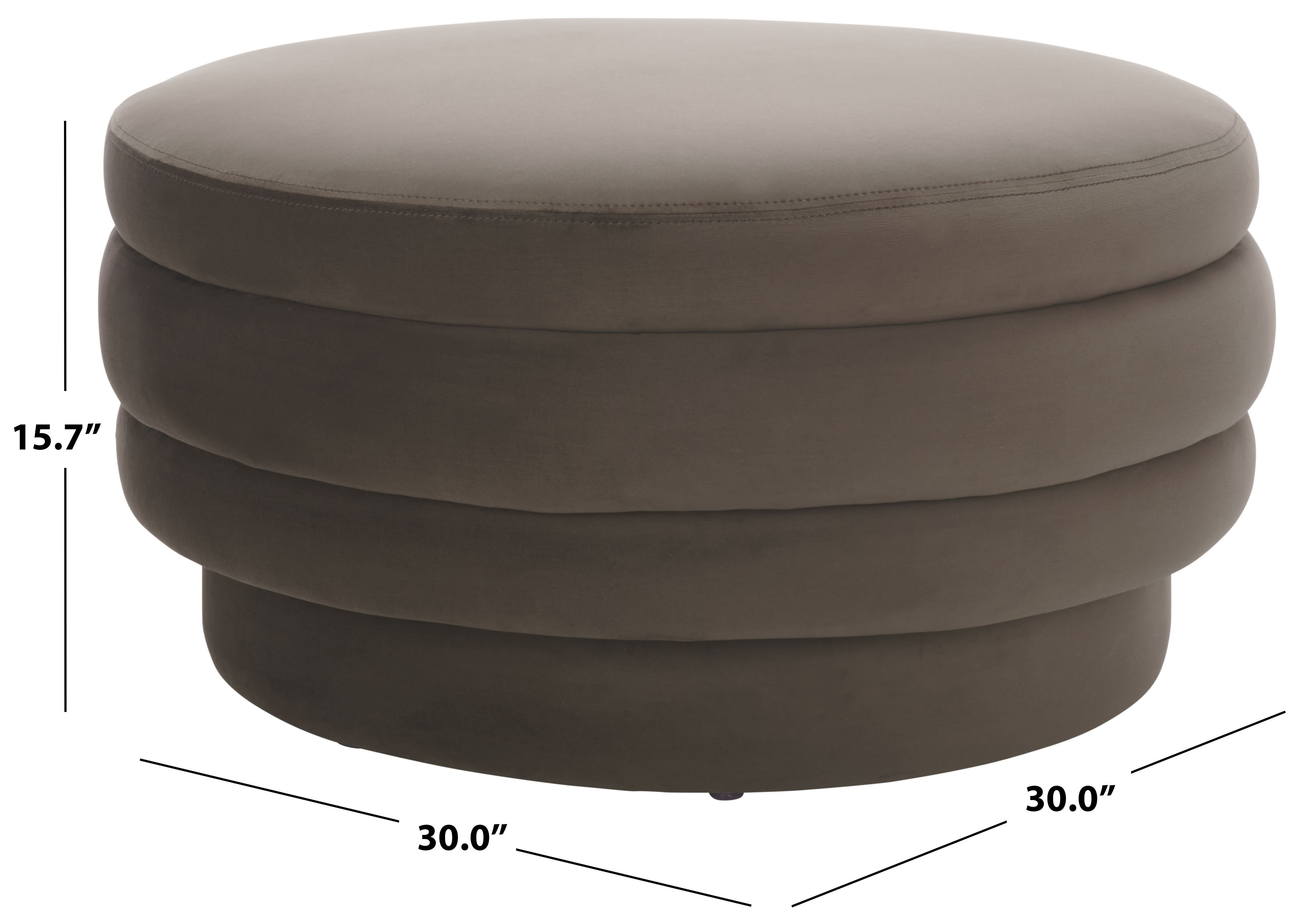 Safavieh Rohan Layered Cocktail Ottoman | Wayfair