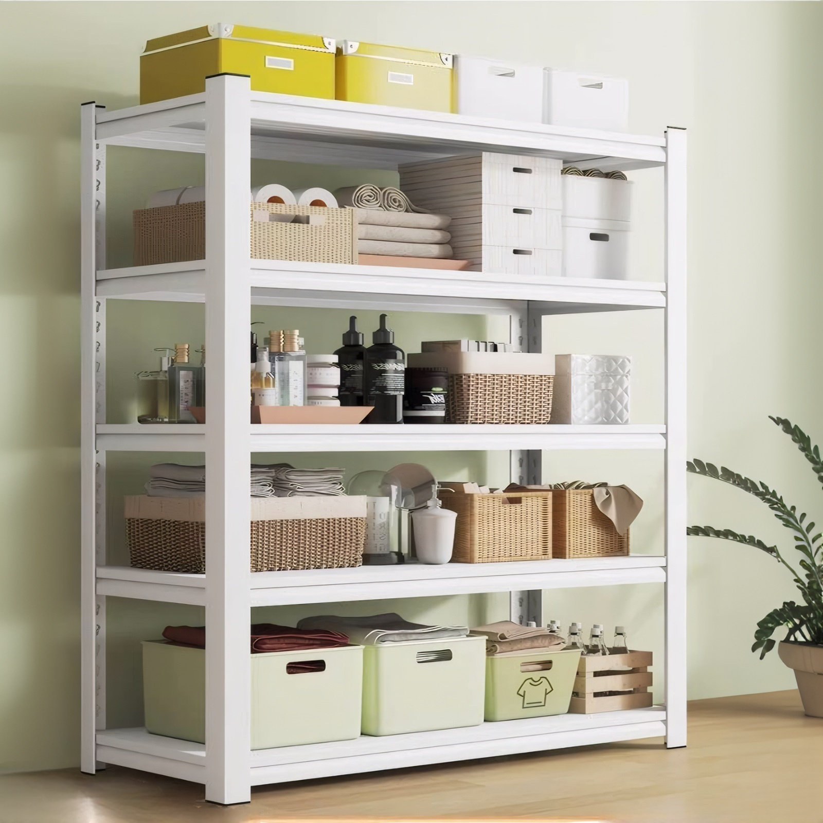 Himimi Delia Metal Height -Adjustable Storage Rack | Wayfair