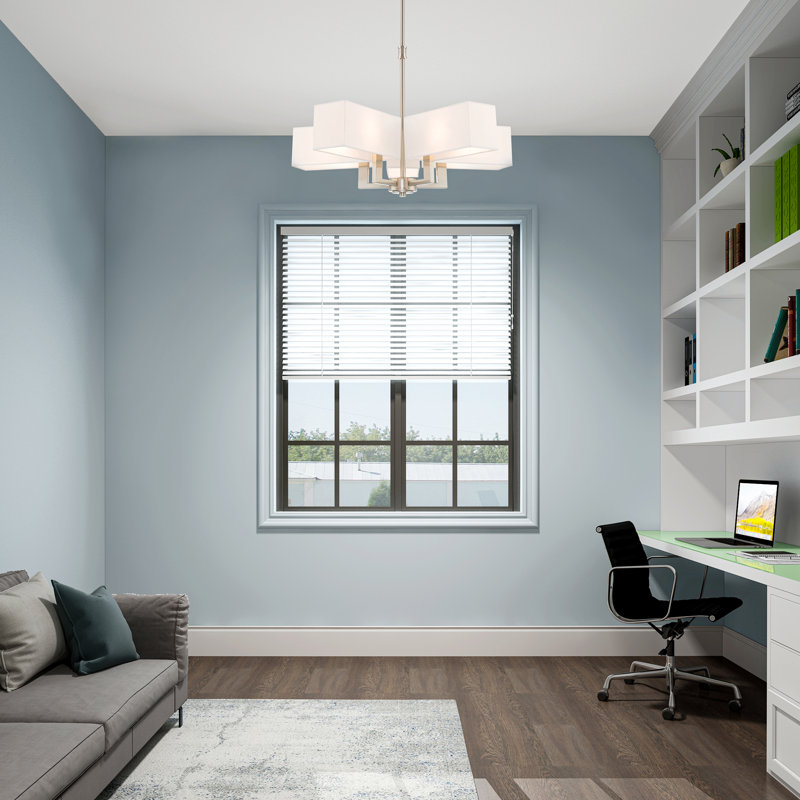 Wade Logan® Azil 5-Light Shaded Geometric Chandelier & Reviews | Wayfair