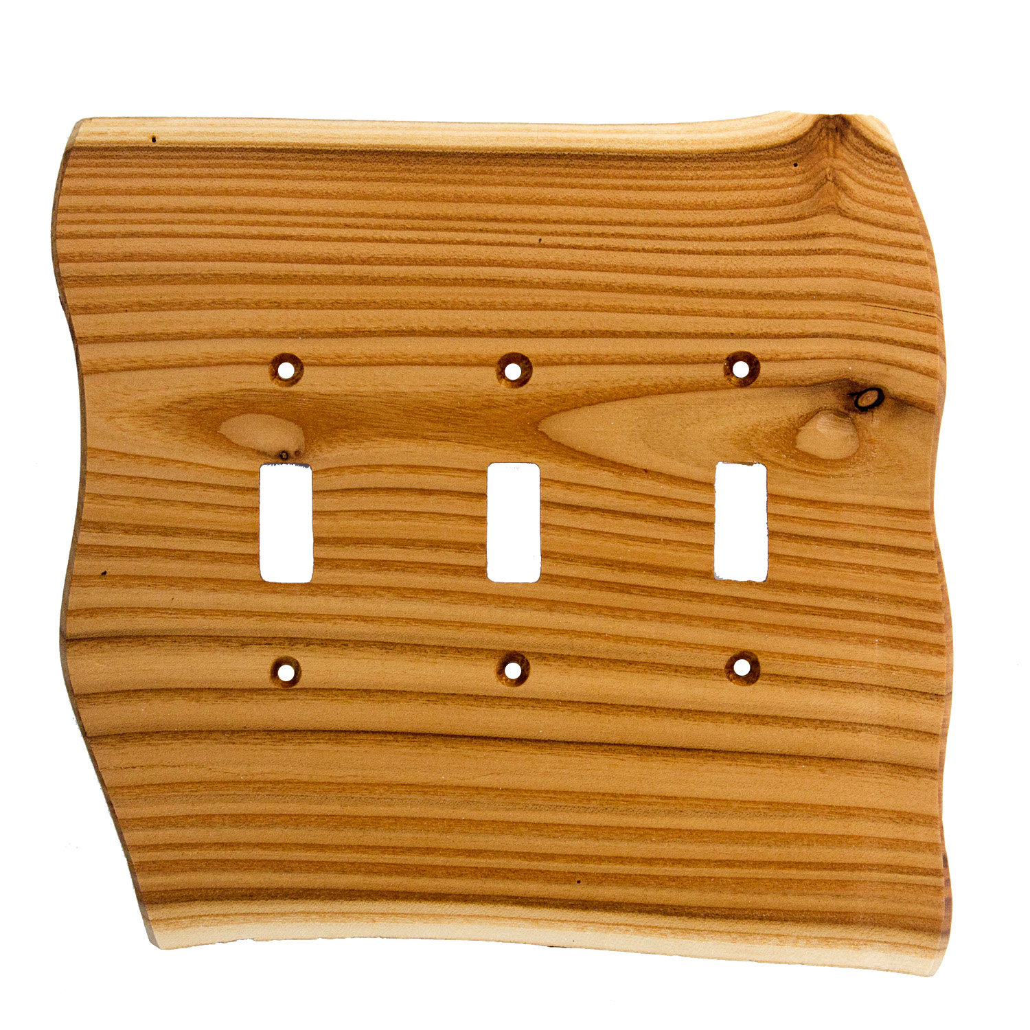 Sierra Lifestyles Rustic 3-Gang Toggle Light Switch Wall Plate ...