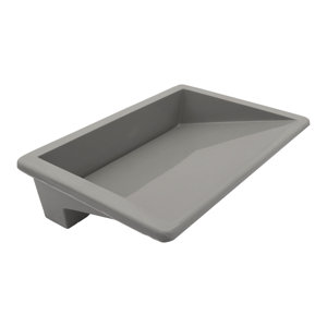 Marble-Lite 16'' Haze Gray Polymarble Rectangular Undermount Bathroom ...