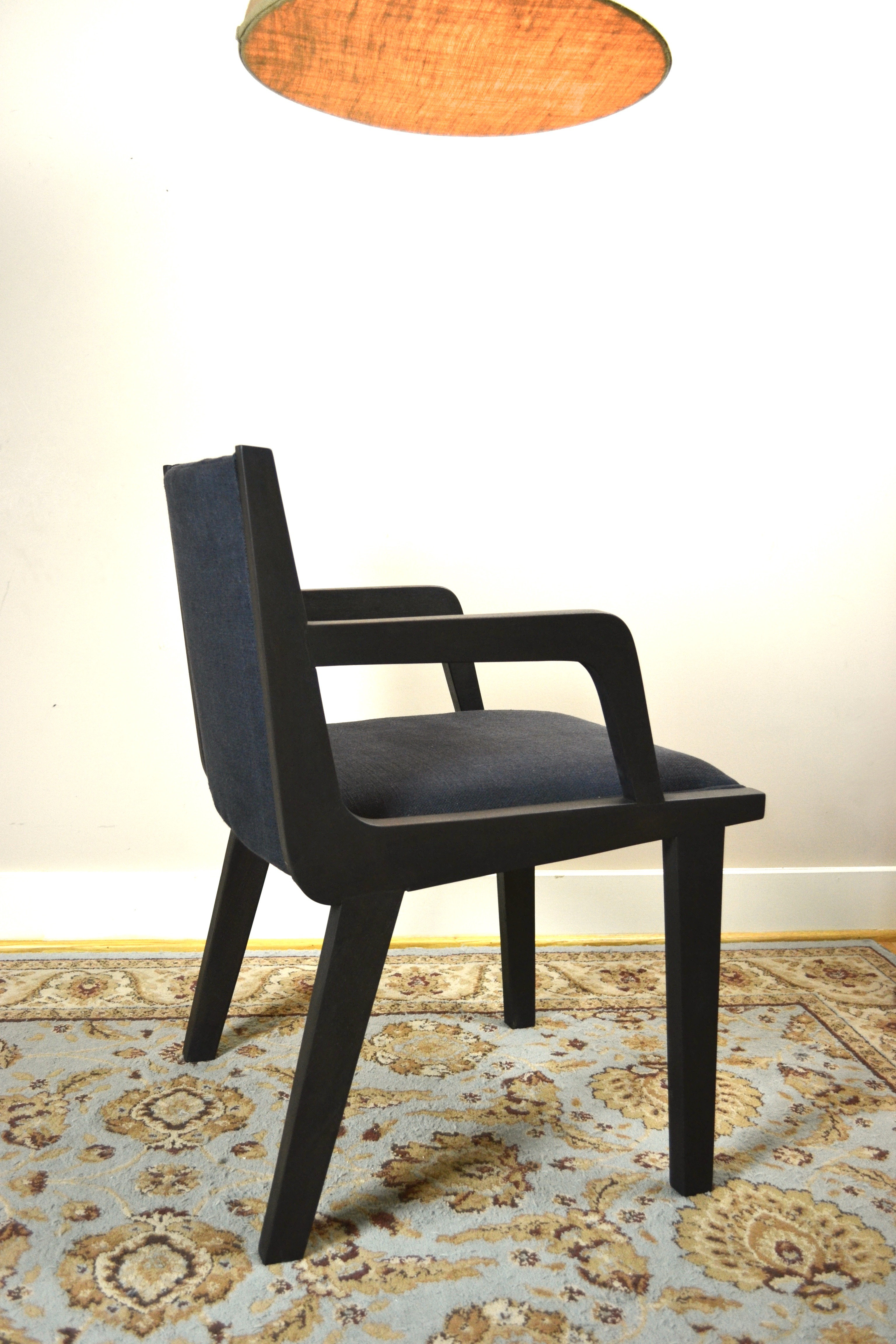 Janosi Design Rasucci Solid Back Arm Chair | Wayfair