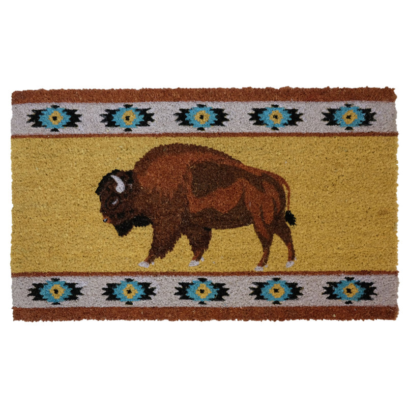 Foundry Select North American Bison Native Buffalo Style Coir 30" x 18 ...