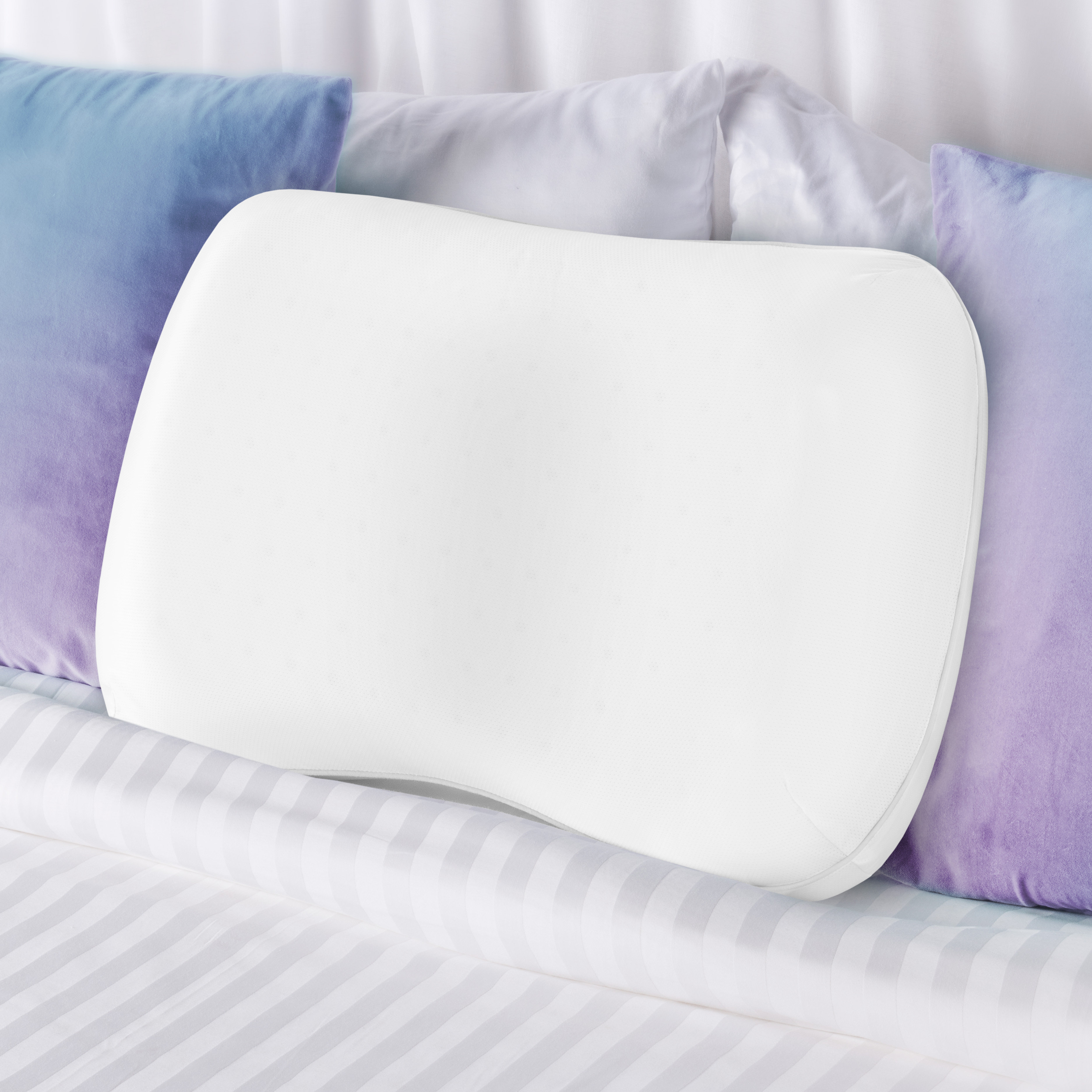 Alwyn Home Hornby Cooling Side Sleeper Memory Foam Queen Medium Pillow ... Alwyn Home Hornby Cooling Side Sleeper Memory Foam Queen Medium Pillow ...