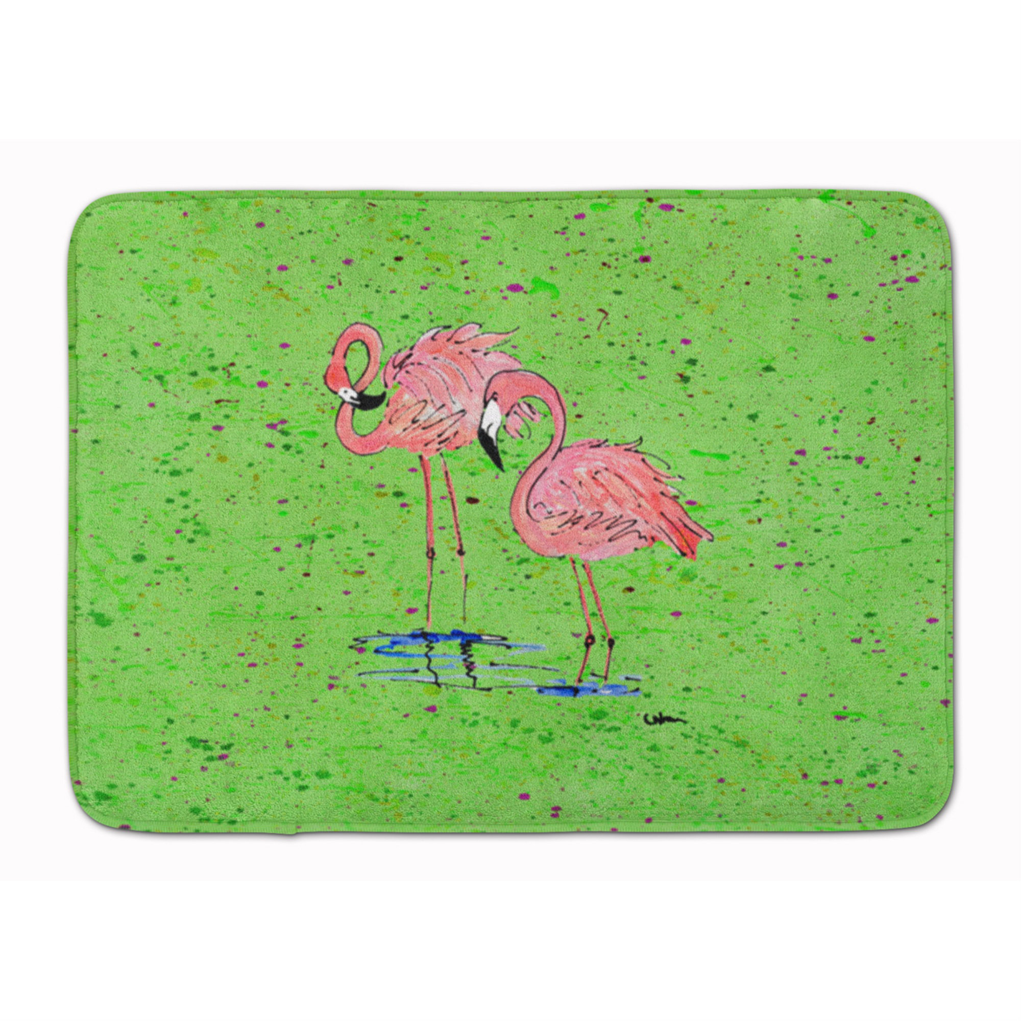 Bay Isle Home™ Alberry Flamingo Kitchen Mat | Wayfair