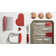 Cuisipro 4 PieceCuisipro Piccolo Tools, Mini Baking Set, Red, Silicone ...