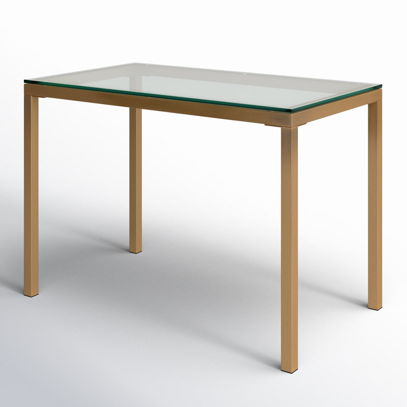AllModern Akram Glass Desk & Reviews | Wayfair