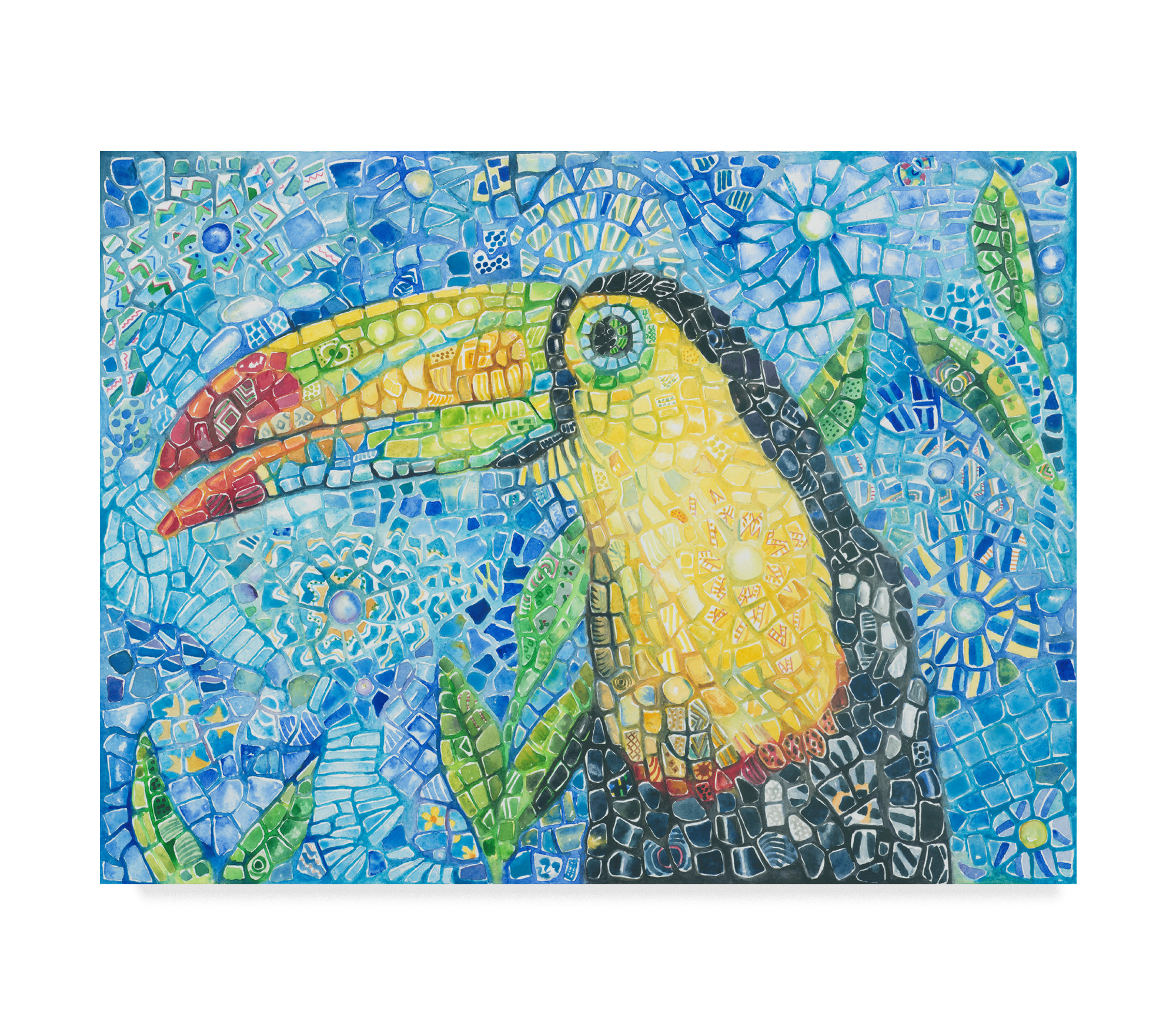 Bay Isle Home™ 'Toucan Charlie' Acrylic Painting Print on Wrapped ...