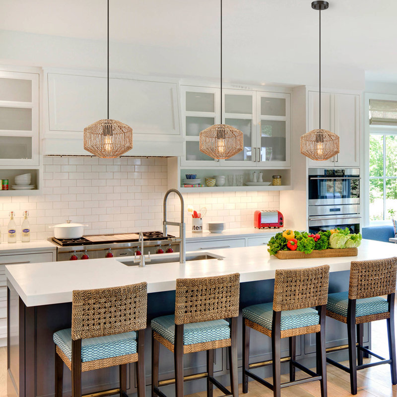 Bayou Breeze Yingst 1 - Light Painted Pendant & Reviews | Wayfair