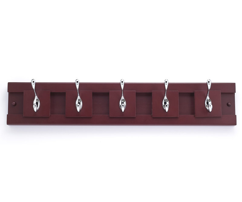 Richelieu 5 - Hook Wall Mounted Coat Rack | Wayfair