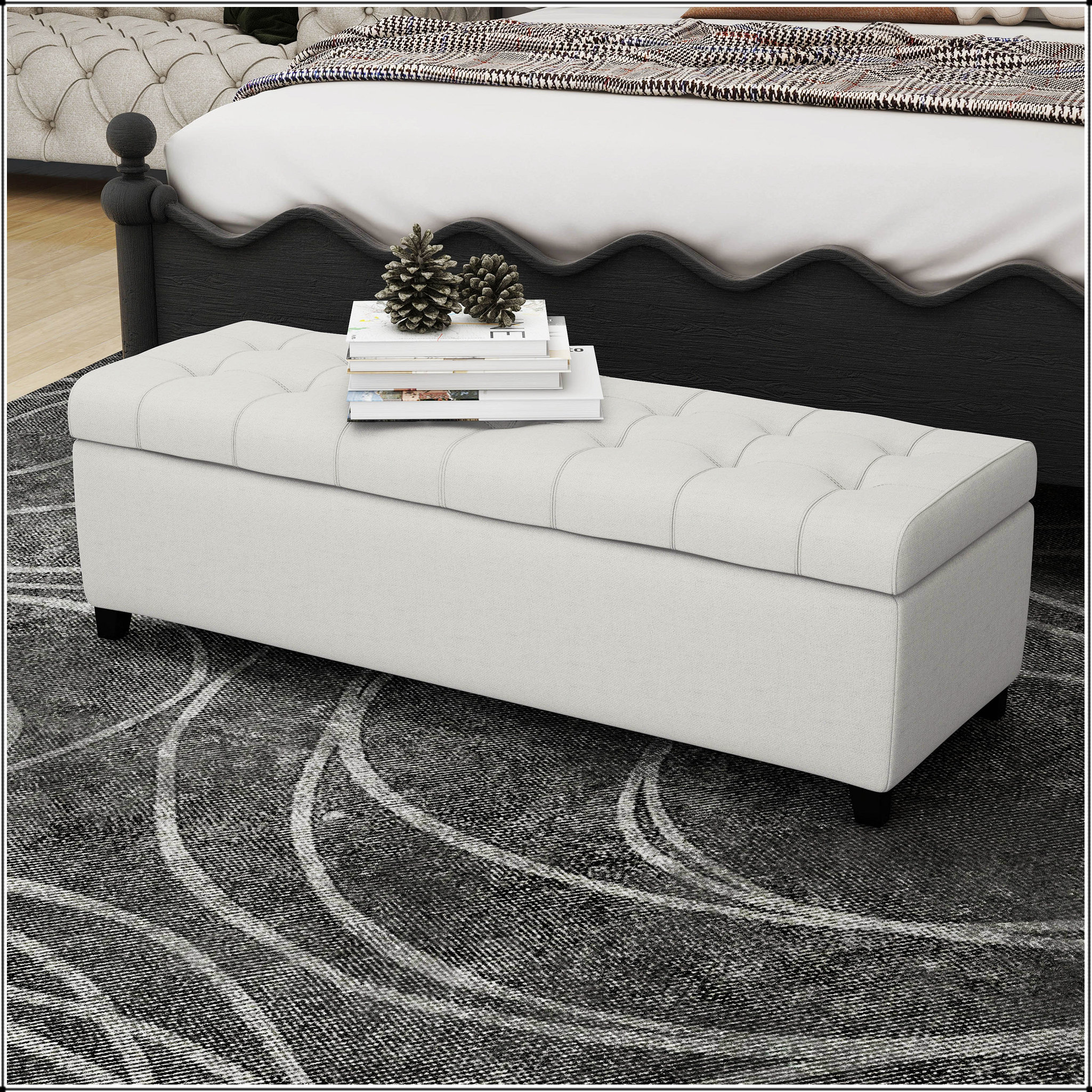 Latitude Run® STORAGE OTTOMAN | Wayfair