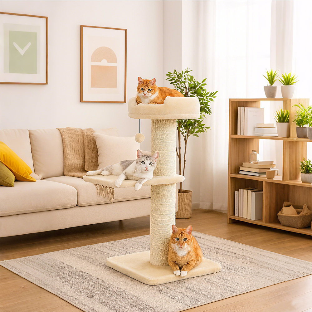 Tucker Murphy Pet™ 36" XL Cat Tree With Super Thick Scratching Post ...