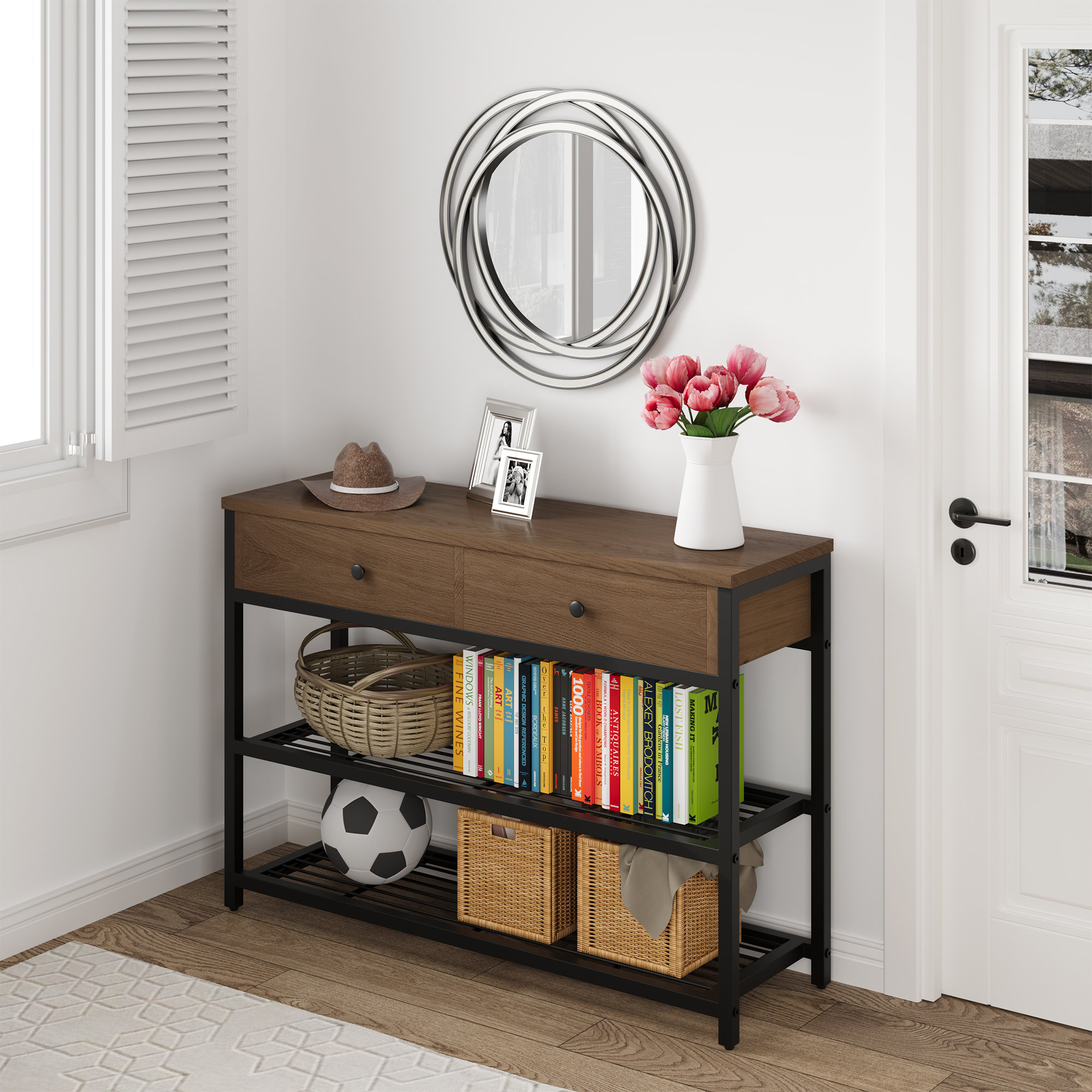 Ebern Designs Learline 40'' Console Table | Wayfair