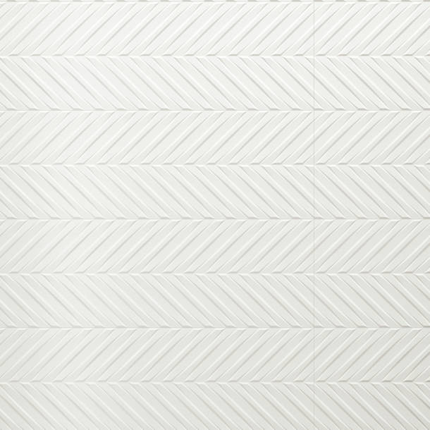 Qube Tiles Coral 13" x 40" 3D Textured Porcelain Wall Tile | Wayfair