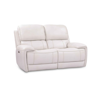 Leather Reclining Loveseats You'll Love | Wayfair
