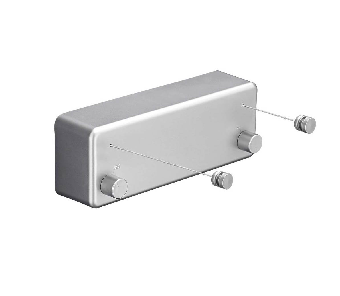 Brayden Studio® Retractable Clothesline ABS Case+Aluminum Dryer With ...