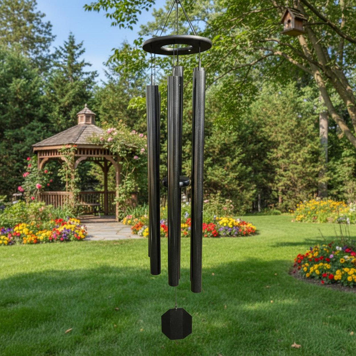 Arlmont & Co. Amish Handmade Wind Chimes - Aluminum Tubes | Wayfair