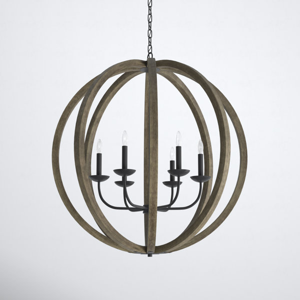 Birch Lane™ Maxwell 6-Light Globe Pendant & Reviews | Wayfair