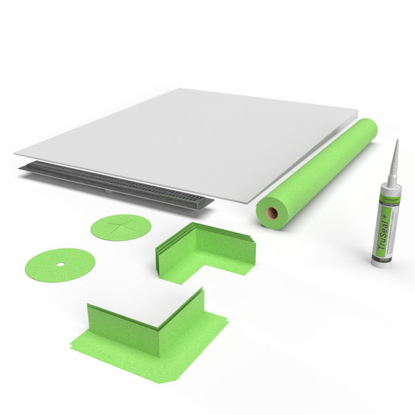 The Original Granite Bracket TruGard Curbed Linear Tray 49in. x 60in ...