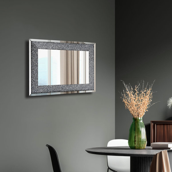 Mercer41 Prish Rectangle Glass Wall Mirror | Wayfair