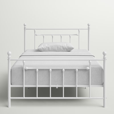 Lark Manor Aracieo Metal Slat Bed & Reviews | Wayfair