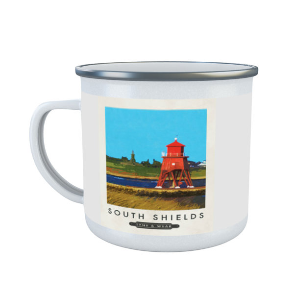 Happy Larry Braswell Enamel Mug | Wayfair.co.uk