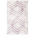 Union Rustic Garney Geometric Ivory/Plum Area Rug & Reviews - Wayfair ...