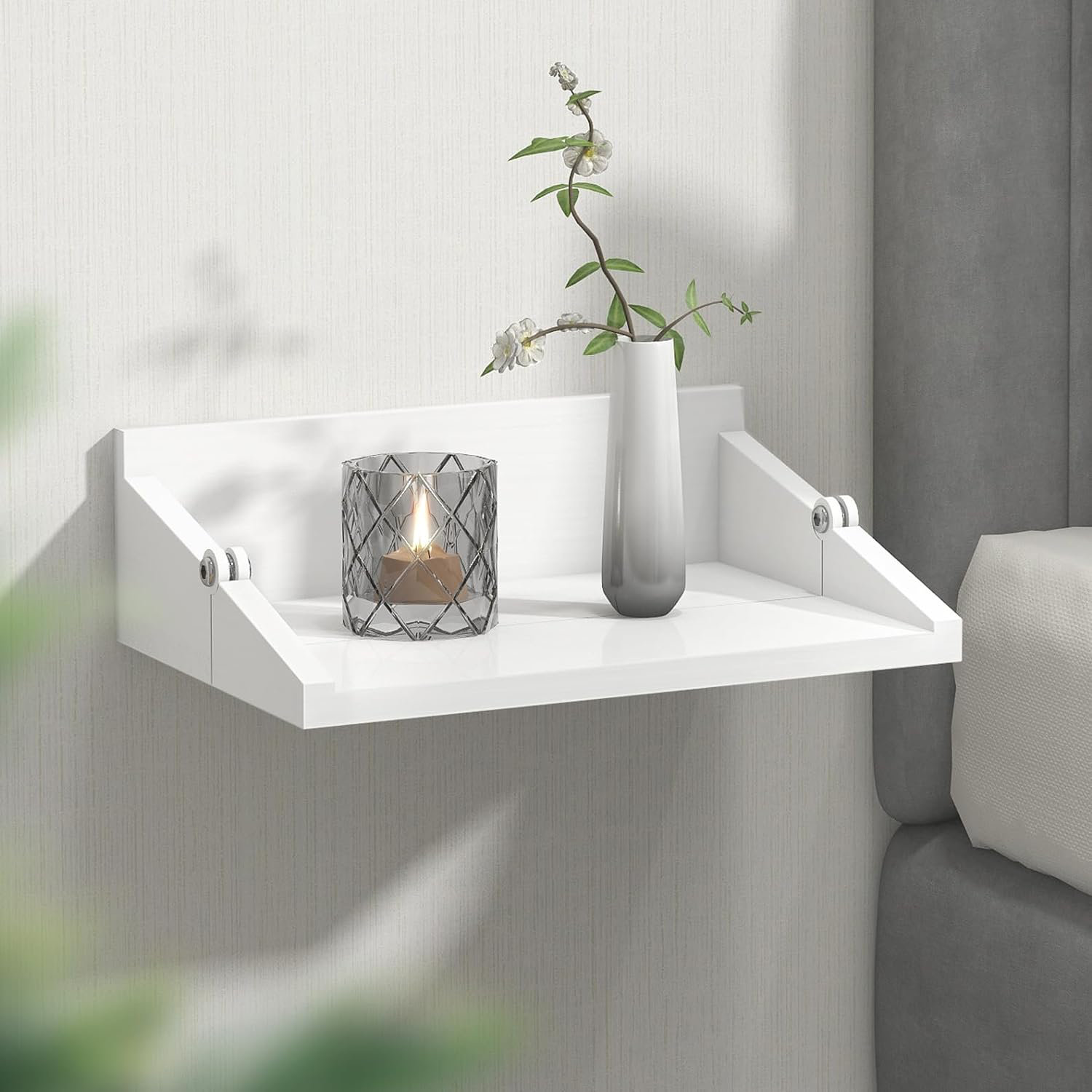 Ebern Designs Modern Folding Shelf Wall Shelf Romantic Cute Decorative ...