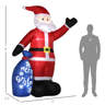 The Holiday Aisle® Santa Claus Inflatable & Reviews | Wayfair
